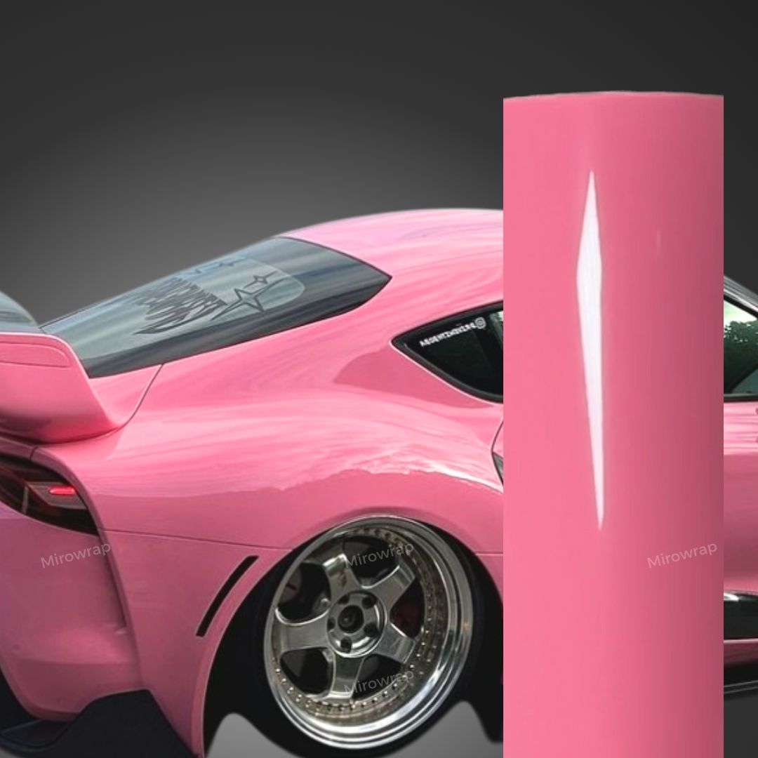 Gloss Light Pink Vinyl Wrap – Miro Wrap